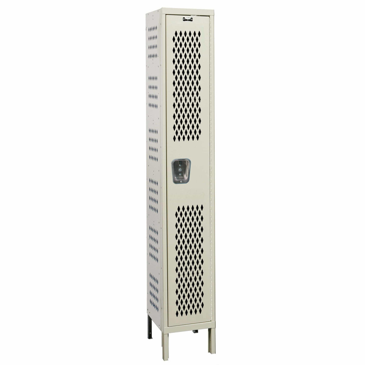 Hallowell Heavy-Duty Ventilated Metal Locker — 1 Tier, 1 Wide | Lowest ...