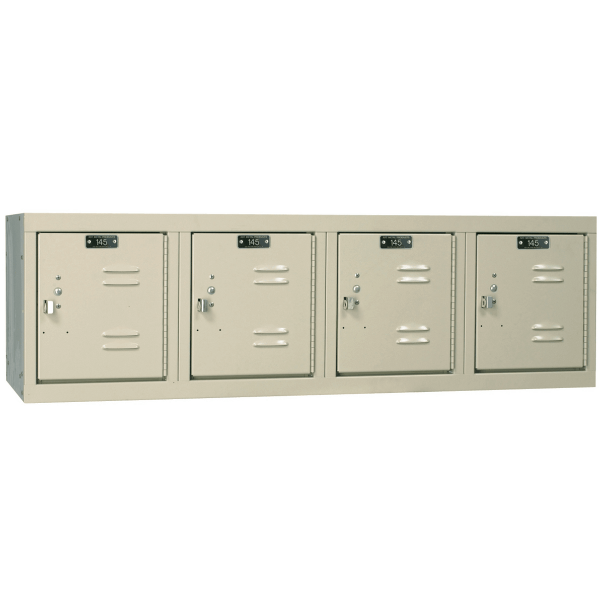 Hallowell Wall-Mount Premium Metal Locker — 4 Boxes | Lowest Price