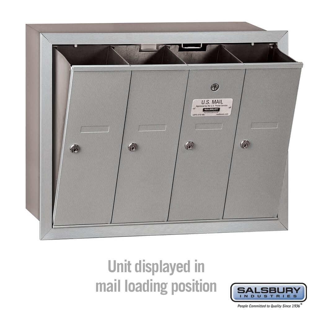Salsbury Industries 4B+ Vertical Mailbox with 4 doors | Lowest Price